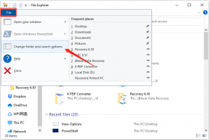 All Available Ways To Open Folder Options In Windows - Bitwarsoft